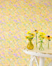 Hopeful Beginnings in Yellow | Floral Wallpaper – Bauldry Botanicals
